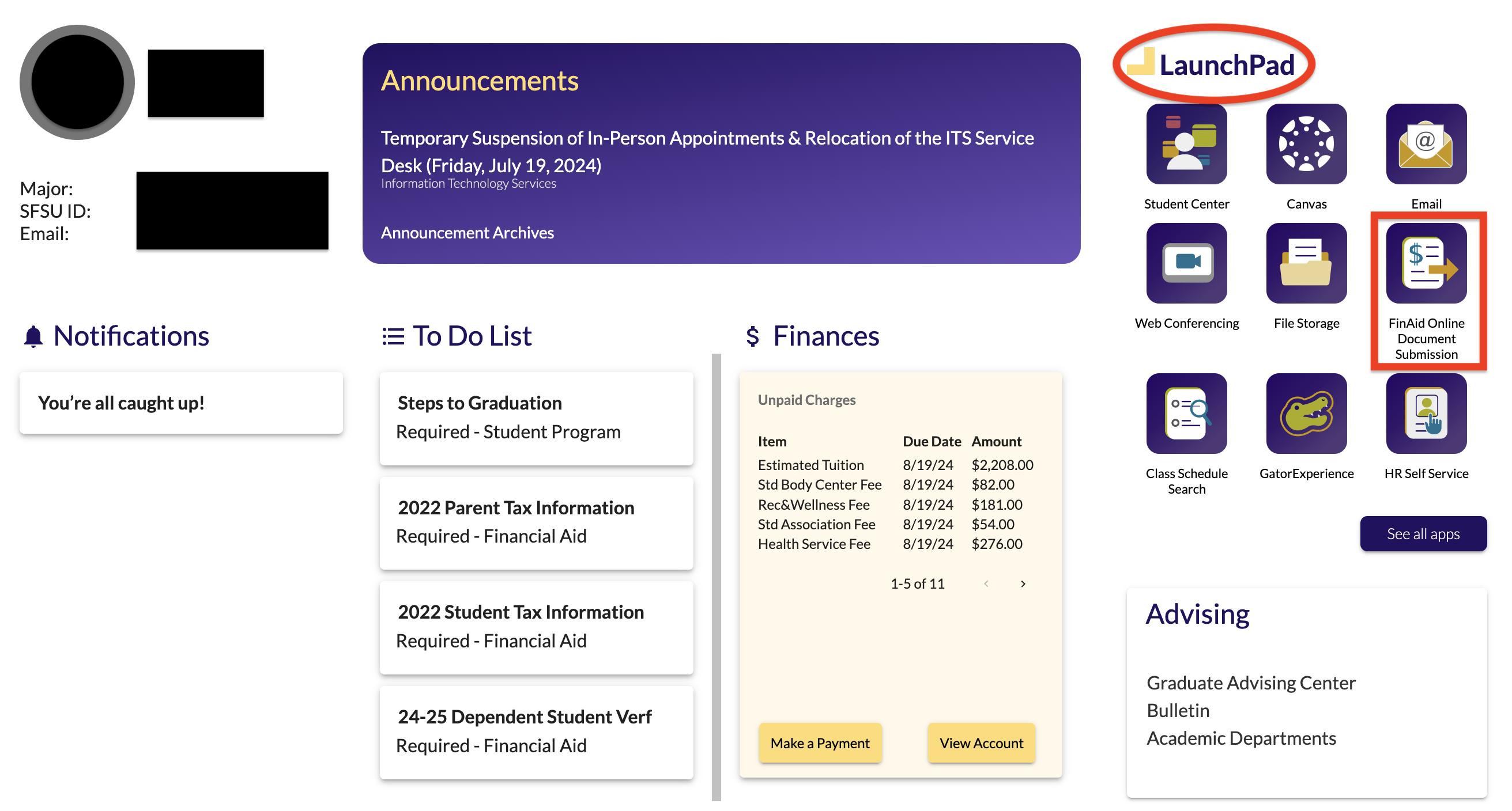 Submit Documents Online | Office of Student Financial Aid