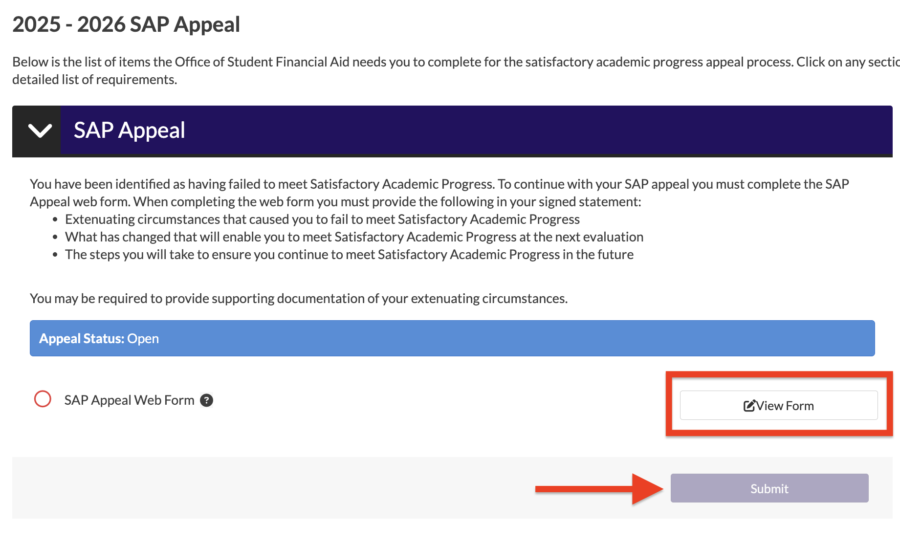 Satisfactory Academic Progress | Office of Student Financial Aid